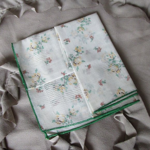 Accessories | Vintage Linen Handkerchief | Poshmark